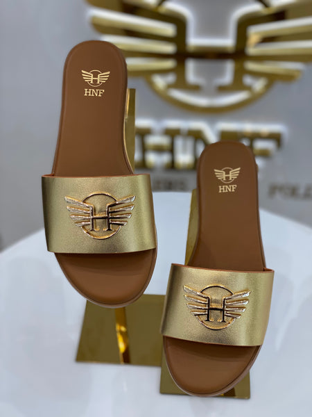 HNF Leather Sandals – Hustlers Never Fold