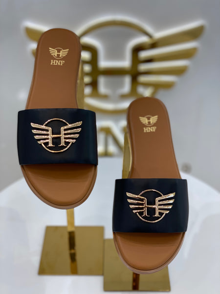 HNF Leather Sandals – Hustlers Never Fold