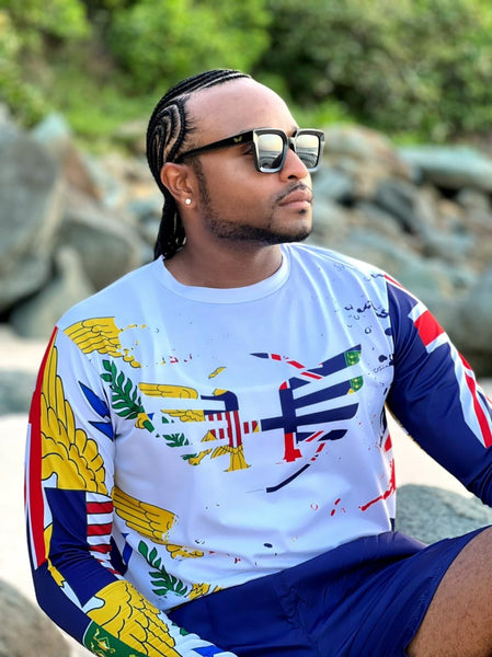 HNF VIRGIN ISLANDS RASHGUARD SHIRT – Hustlers Never Fold